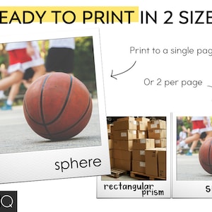 Non Fiction 3D Shape Posters With Real Life Photos - Etsy