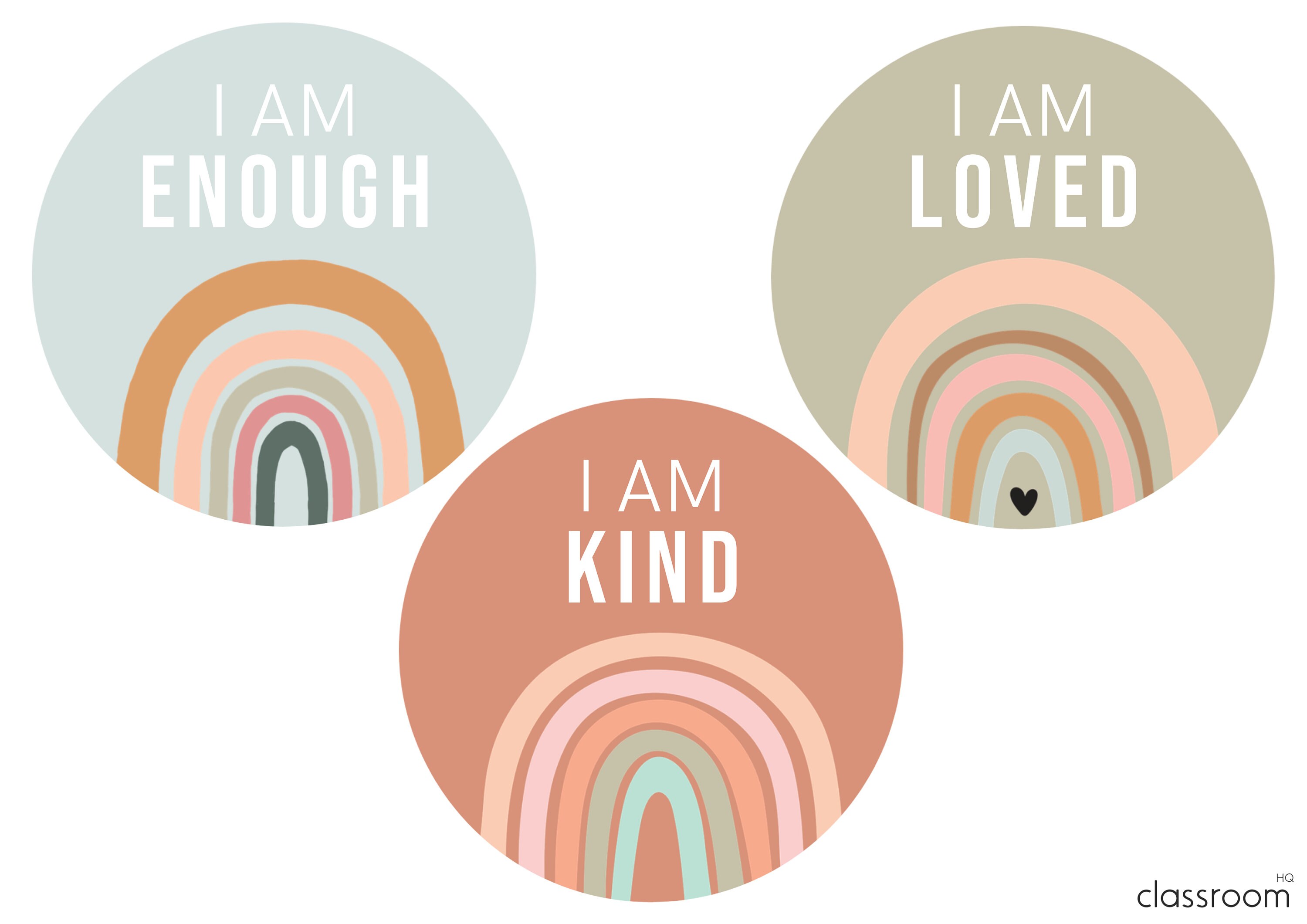 BOHO RAINBOW Affirmation Station Pack - Etsy Canada