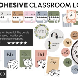 Vintage Cozy Natural Theme Classroom Decor BUNDLE | COTTAGECORE Collection - Etsy