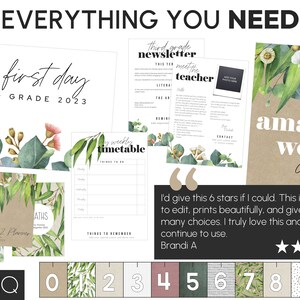 Eucalyptus GUM LEAF Classroom Decor BUNDLE Eucalyptus Class Theme - Etsy UK