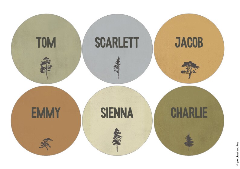 Woodland Forest INTO THE WOODS Classroom Labels Signs Pack - Etsy