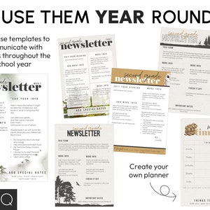 Woodland Forest Theme Classroom Decor Editable Meet the Teacher + Class ...