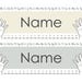 Eucalyptus Australian Theme Editable Student Desk Plate Labels GUM LEAF ...