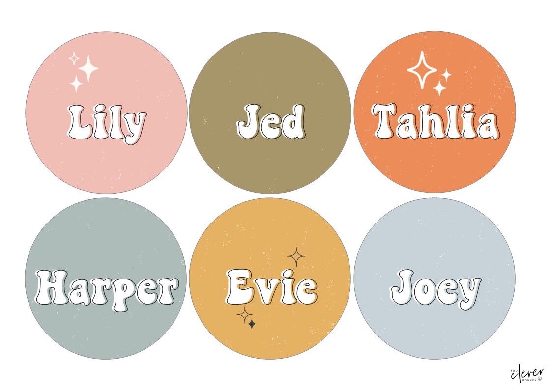 RETRO REWIND Classroom Labels Signs Pack Retro Classroom - Etsy UK