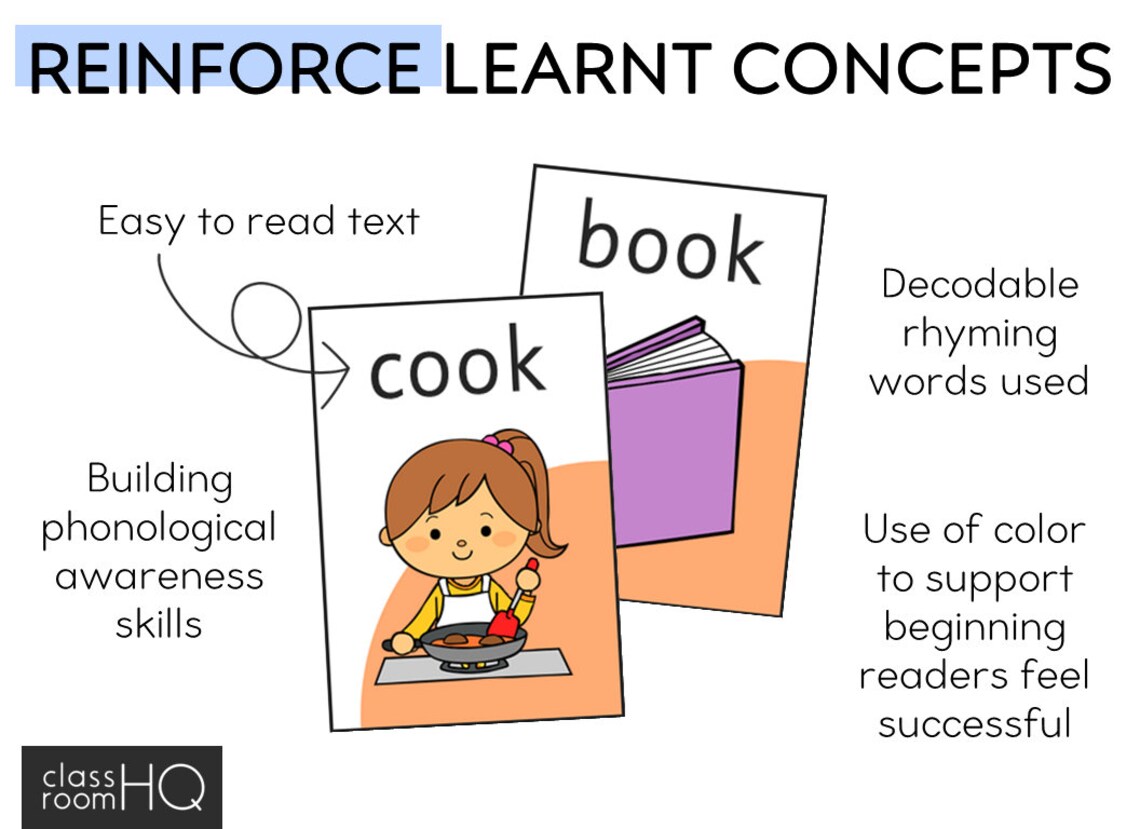 Pick A Partner Rhyming Word Partner Cards for Class - Etsy