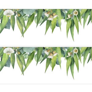 GUM LEAF Classroom Borders Eucalyptus Class Theme - Etsy