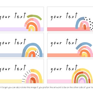 Pastel Modern Rainbow Classroom Decor Editable Teacher Toolbox Labels ...