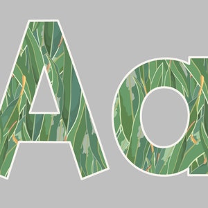 AUSSIE FLORA Bulletin Board Lettering Pack - Etsy