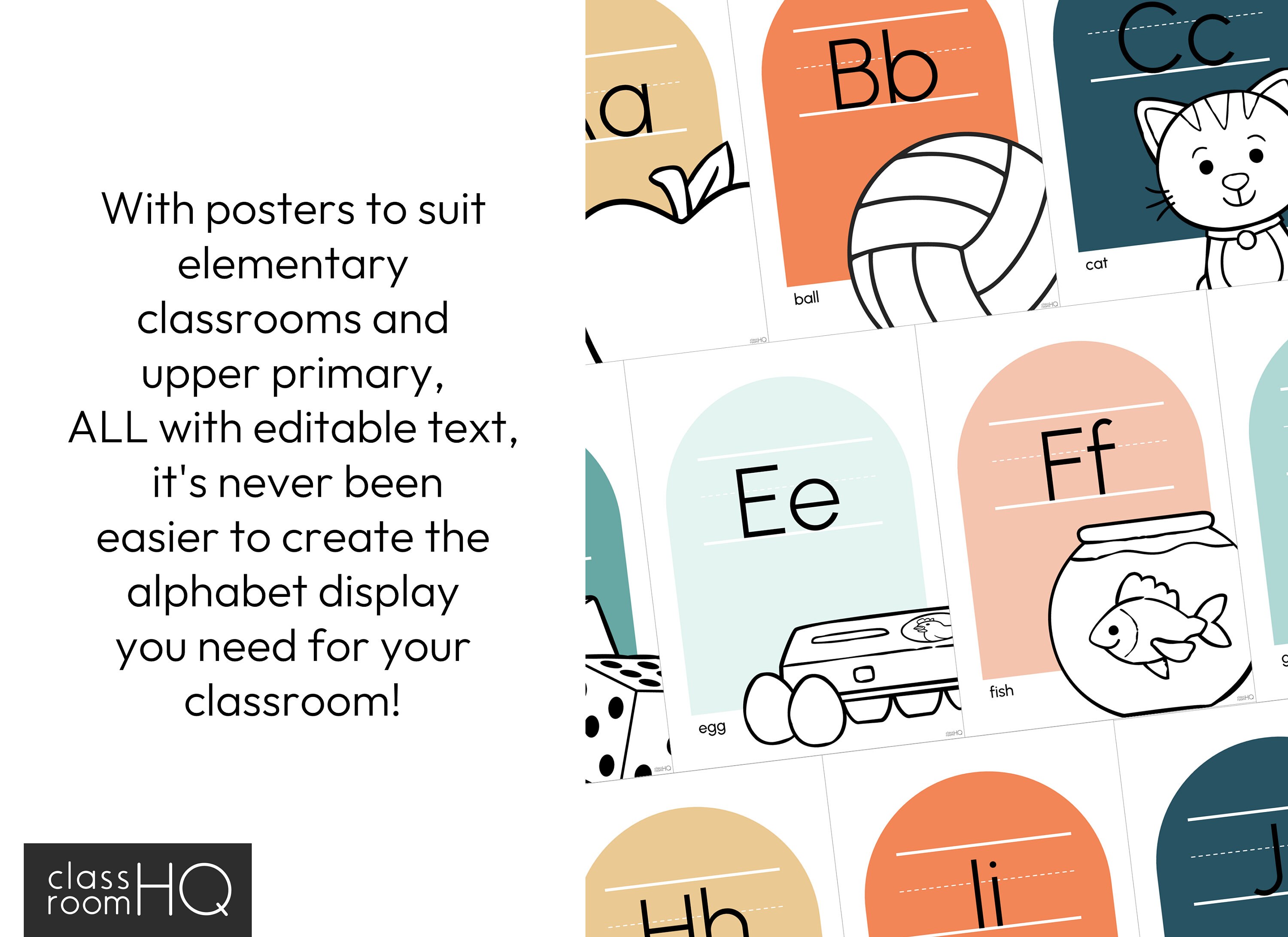 CALM SEAS Alphabet Posters | Ocean Theme Classroom Decor - Etsy