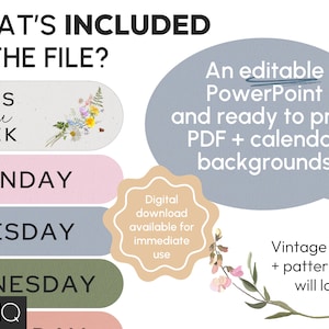 Vintage Cozy Natural Theme Classroom Decor Editable Large Classroom ...