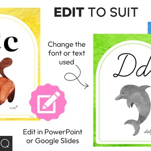 Watercolor Rainbow Theme Classroom Decor Alphabet Posters | WATERCOLOR ...