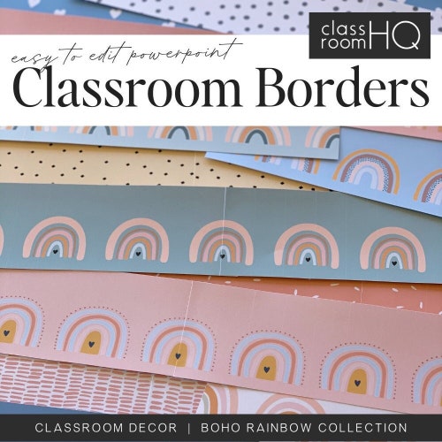 Pastel Boho Rainbow Complete Classroom Collection - Etsy