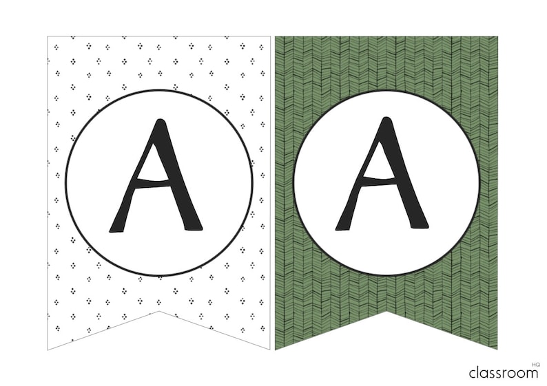 Editable Classroom Bunting Flags | Bulletin Board Banner Decor ...