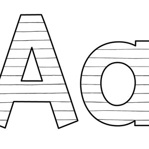 Modern Neutral Bulletin Board Letters Editable Lettering Pack B+W ...