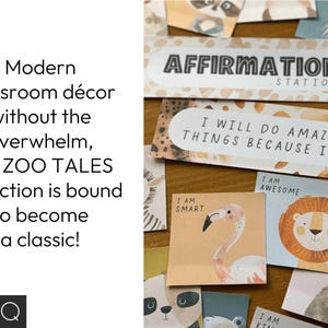 Wild Animal Zoo Classroom Theme ZOO TALES Classroom Decor Bundle - Etsy