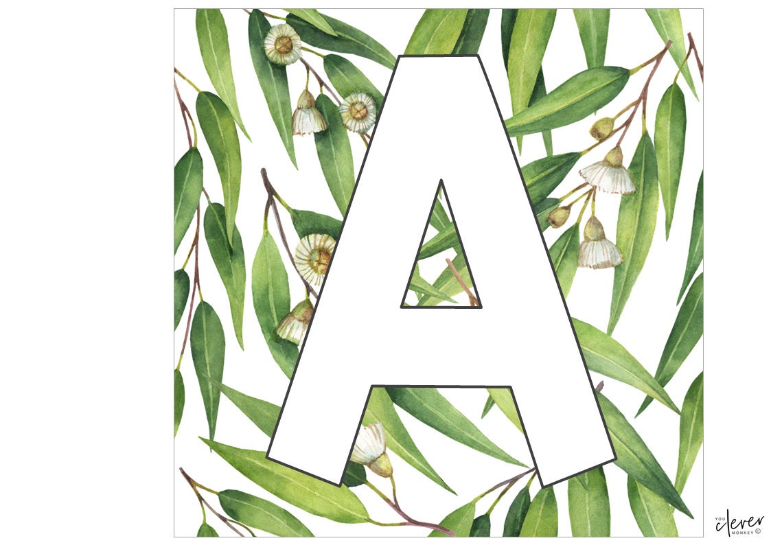 GUM LEAF Bulletin Board Lettering Pack - Etsy Canada