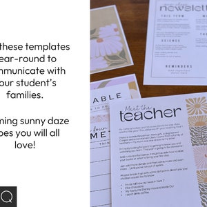 Groovy Vintage Retro Classroom Decor Theme Editable Meet the Teacher ...