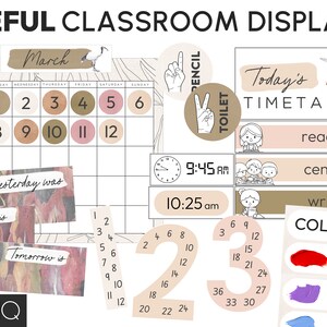 MODERN AUSSIE Classroom Decor Bundle - Etsy Australia