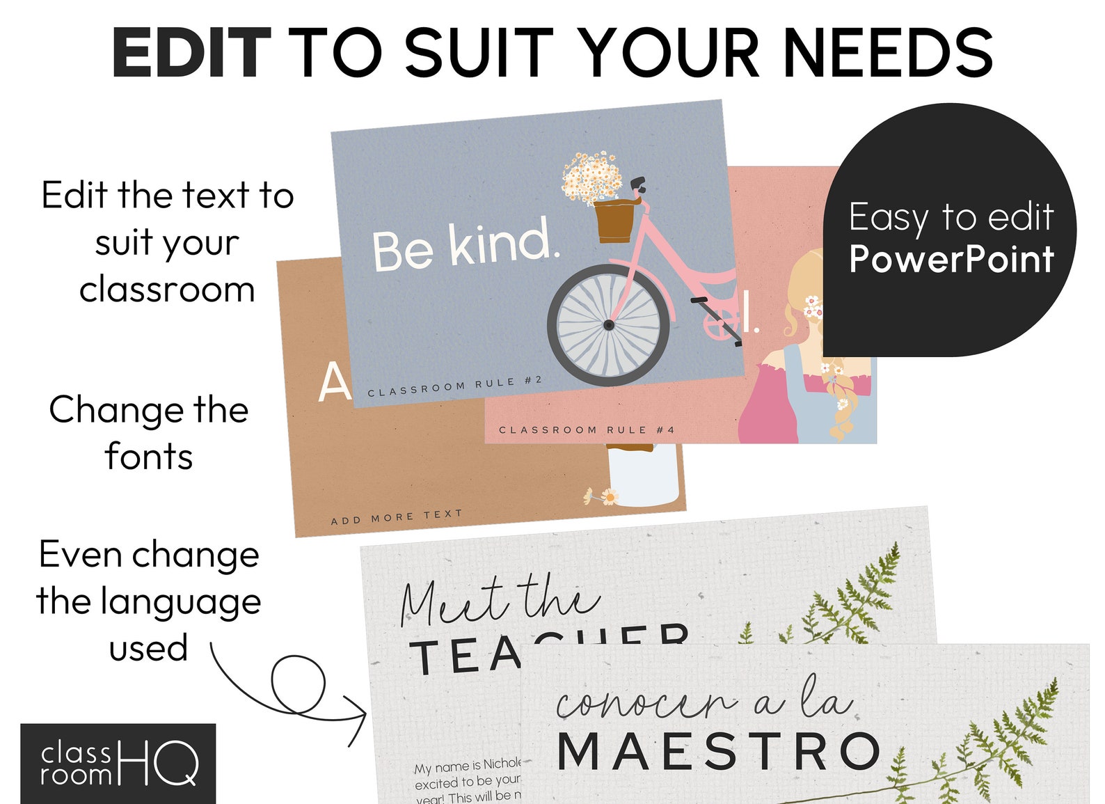 COTTAGECORE Classroom Decor Bundle Editable | Calm Pastel Floral ...