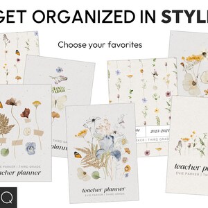 Vintage Cozy Natural Theme Classroom Decor Editable Binder Covers ...