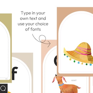 Vintage South Western Rustic Boho Theme Calm Classroom Decor Alphabet ...