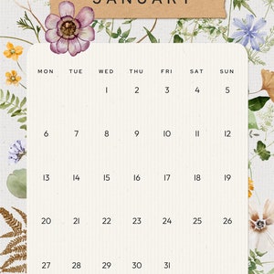 Vintage Cozy Natural Theme Classroom Decor Simple 1-month to a Page ...