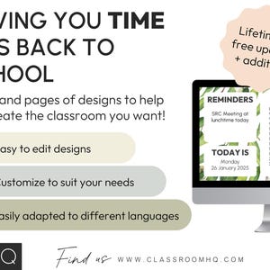 Editable Daily Slides Daily Google Slides GUM LEAF Classroom Decor ...