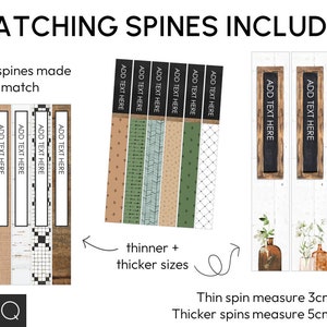 Rustic Farmhouse Classroom Decor Editable Binder Covers + Student Book ...