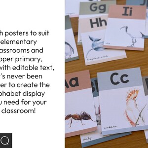 AUSSIE FLORA Alphabet Posters | Australian Eucalyptus Classroom Decor ...