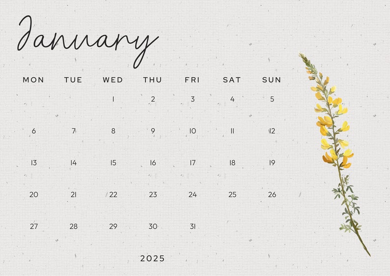 Vintage Cozy Natural Theme Classroom Decor Simple 1-month to a Page ...