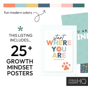 Dog Themed Inspirational Classroom Posters DOG DAYS Classroom Decor ...