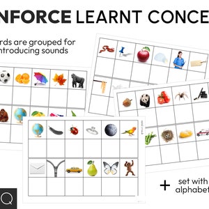Beginning Sounds Letter Match Cards Early Literacy Center Activity ...
