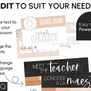 Neutral Classroom Decor BUNDLE | B+W NEUTRALS Collection - Etsy