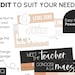 Neutral Classroom Decor BUNDLE | B+W NEUTRALS Collection - Etsy