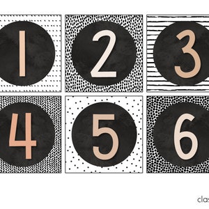 Neutral Classroom Decor Large Classroom Calendar | B+W NEUTRALS ...