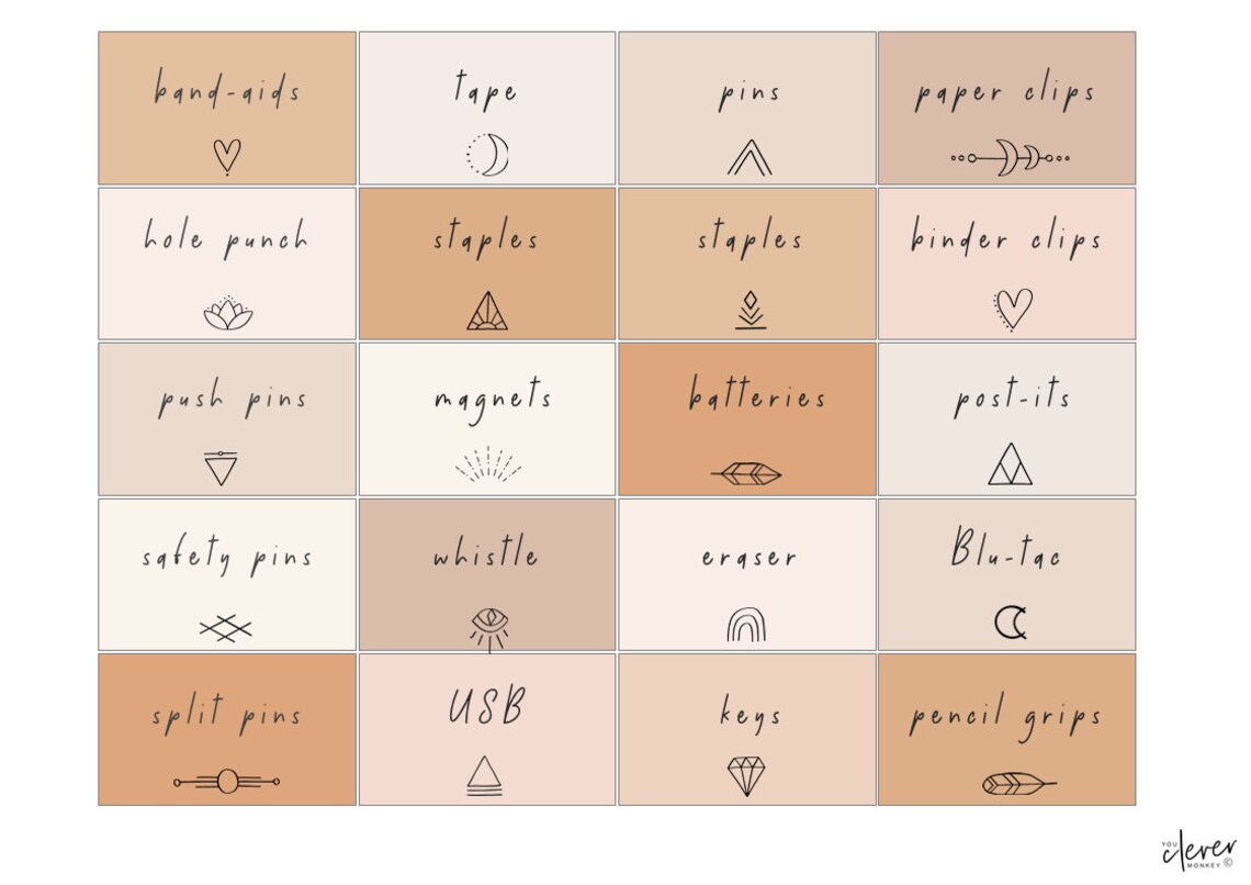 Calm Classroom Decor Neutral Class Theme Editable Teacher Toolbox ...