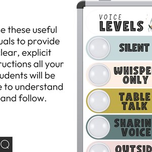 Wild Zoo Animal Theme Editable Voice Level Posters ZOO TALES Classroom ...