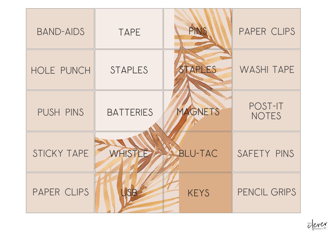 Calm Classroom Decor Neutral Class Theme Editable Teacher Toolbox ...