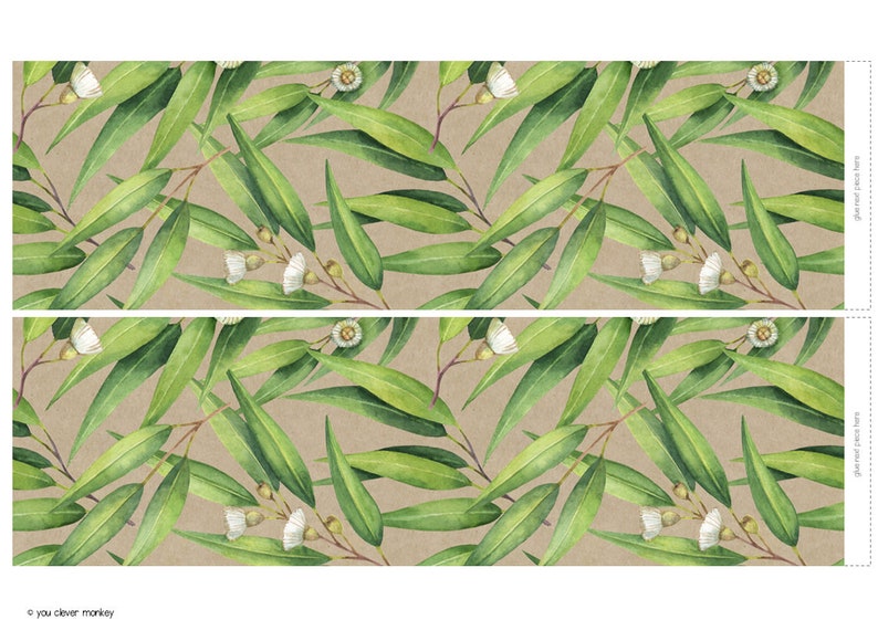 GUM LEAF Classroom Borders Eucalyptus Class Theme - Etsy