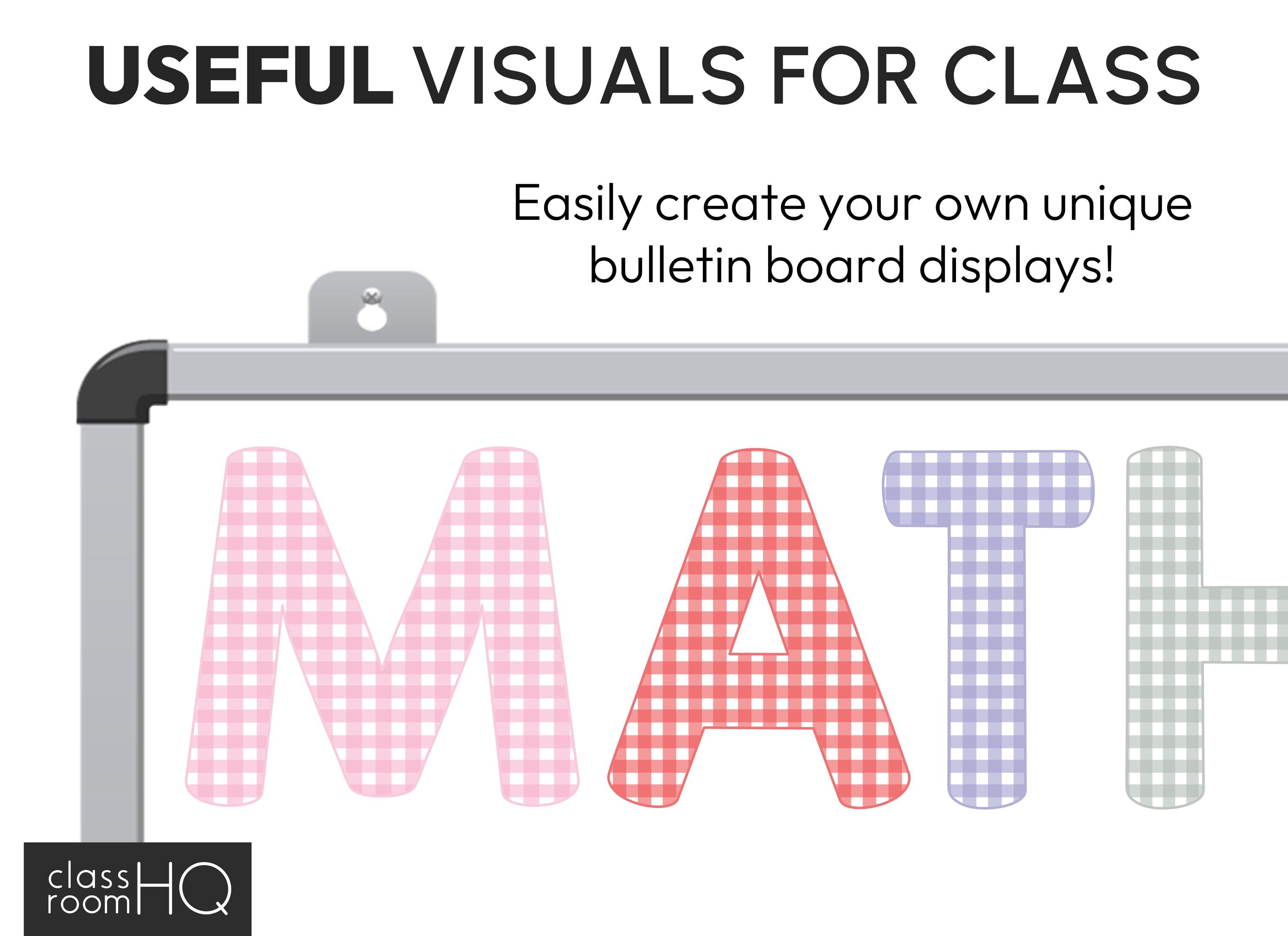 Editable Bulletin Board Lettering Pack | SPRING GARDEN Classroom Decor ...