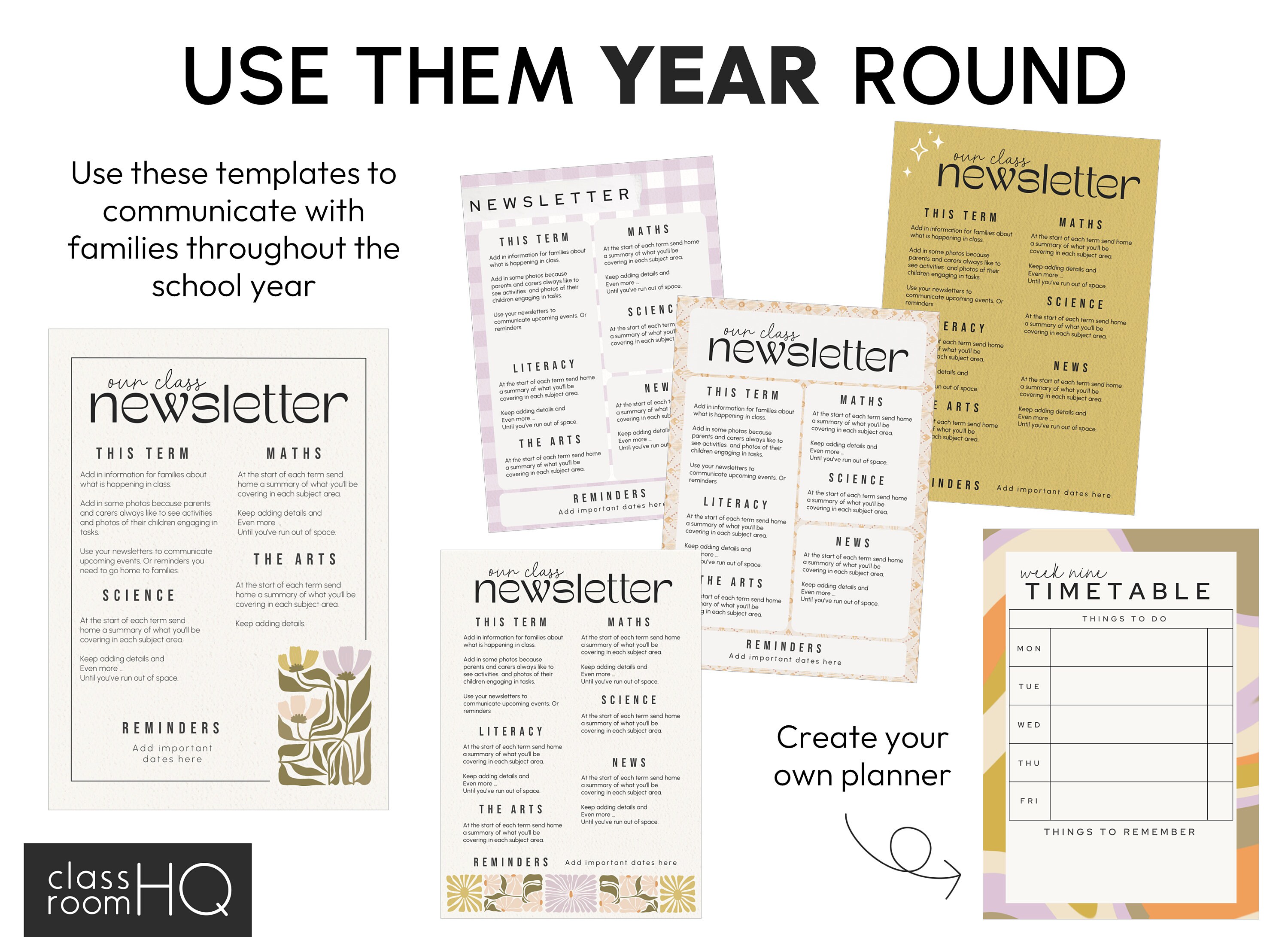 Groovy Vintage Retro Classroom Decor Theme Editable Meet the Teacher ...