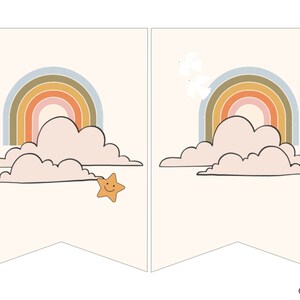 Retro Theme Vintage Rainbow Classroom Decor Class Bulletin Board ...