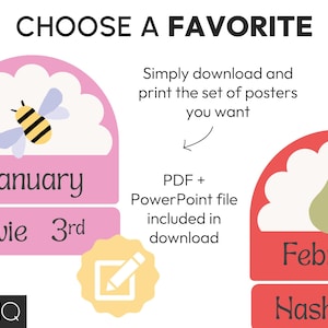 SPRING GARDEN Theme Class Birthday Bulletin Board: Pastel Classroom ...