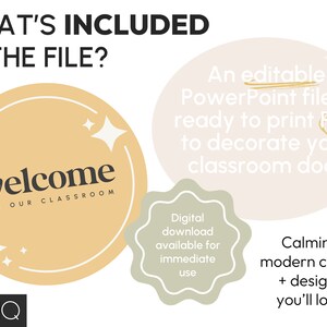 Vintage Retro Daisy Theme Editable Class Door Decor and Bulletin Board ...