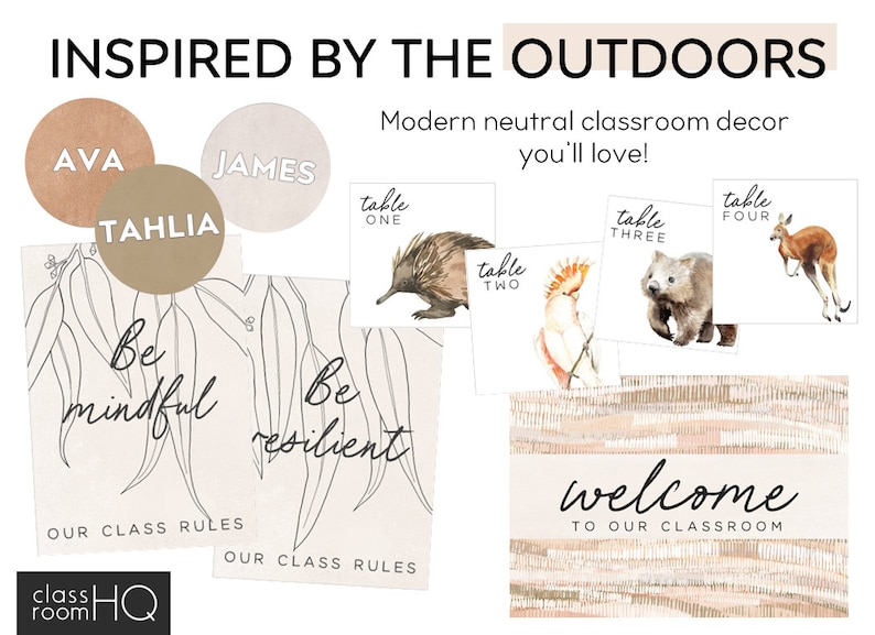 Editable Class Supply Labels, Student Name Tags, Signs and Posters Pack ...