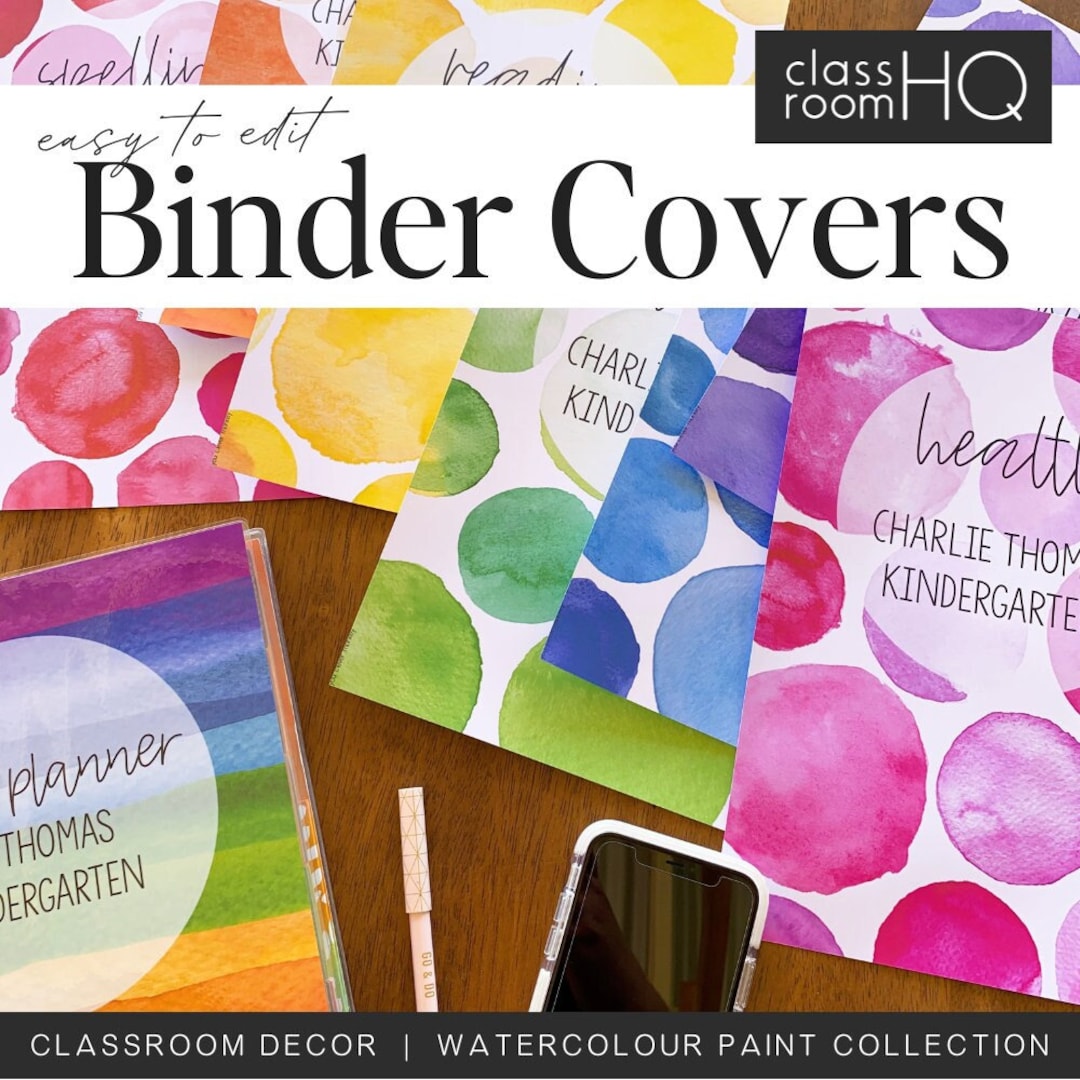 Binder Cover Ideas For School