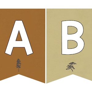 Woodland Forest Theme Classroom Decor Class Bulletin Board Bunting Pack ...