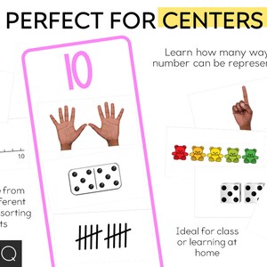 Number Sorting Mats 1-10 - Etsy
