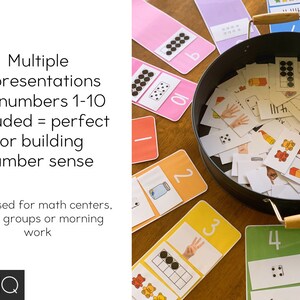 Number Sorting Mats 1-10 - Etsy