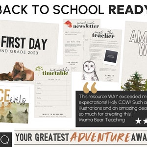 Woodland Forest Theme Classroom Decor Bundle | INTO THE WOODS - Etsy